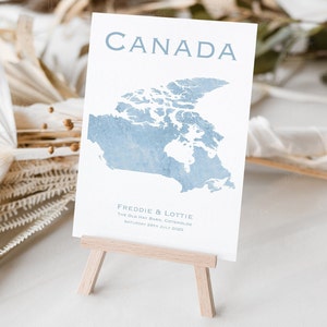 Travel Theme Table Numbers for Wedding | Destination Table Names ...
