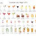 Cocktail Table Names | Cocktail Themed Table Cards | Wedding Table ...