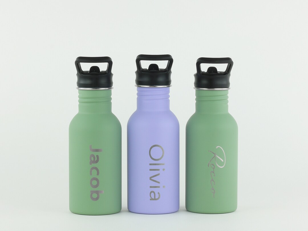 Childrens Personalised Pookie Water Bottle-engraved-stainless - Etsy