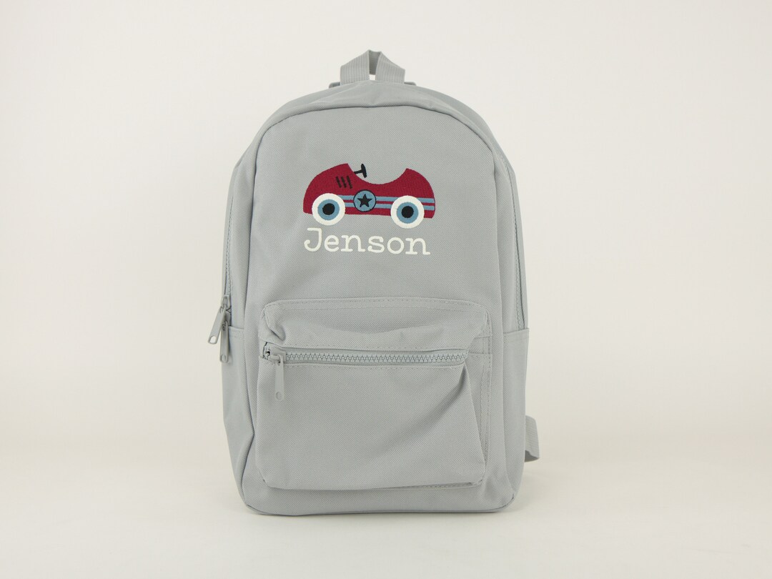 Personalised Vintage Racing Car Canvas Backpack Kids - Etsy