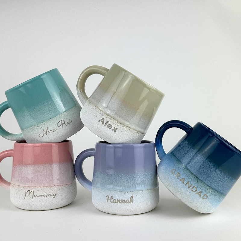 Mugs Reactive Glazed Mugs - Etsy