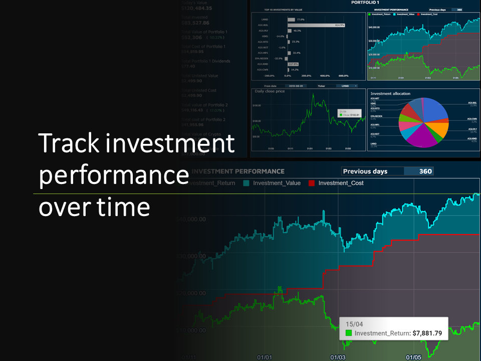 Stock Portfolio Tracking - Google Sheets - Etsy