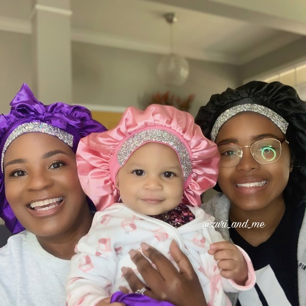 Baby Silk Bonnet - Etsy