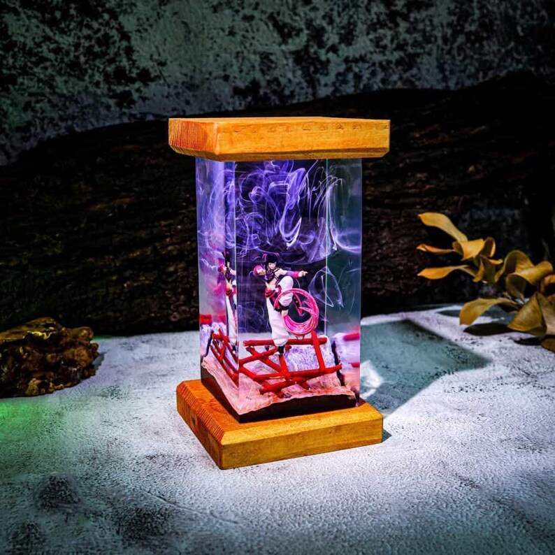 Juri Han Street Fighter V Resin Night Lamp, Fighting Game Anime Art ...