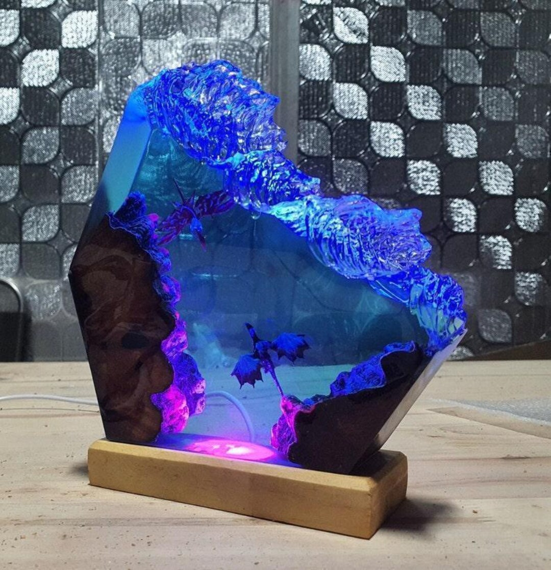 Dragon Avatar Vs GOT, Avatar 2 Way of the Water, Avatar, Resin Lamp ...