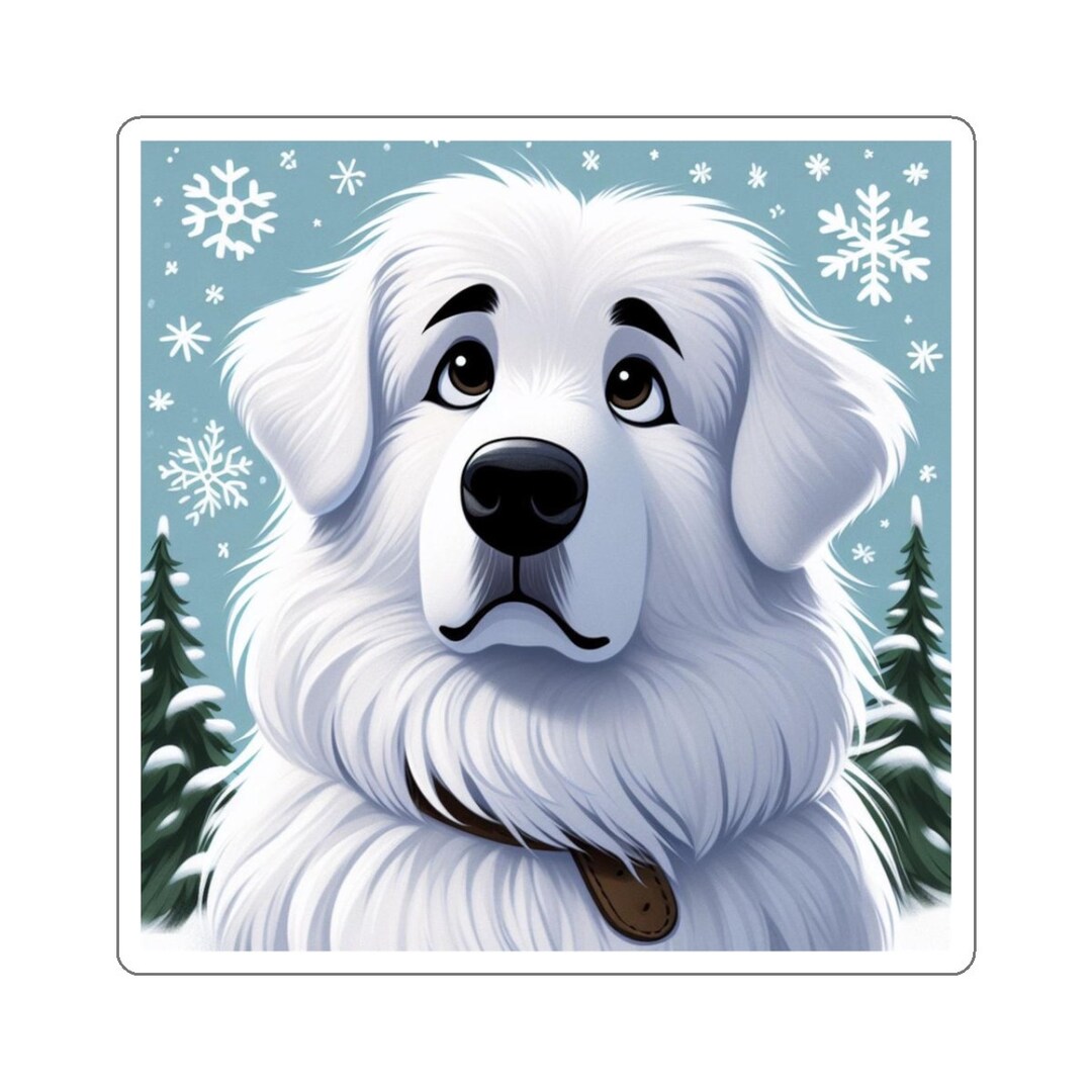 Great Pyrenees Dog Sticker #1 - Etsy