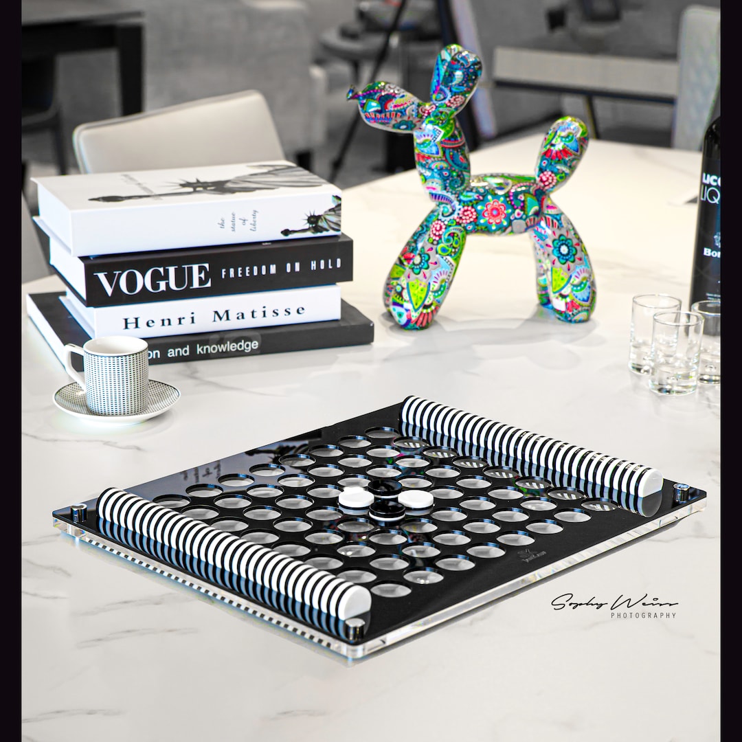 Othello - Reversi - Luxury Acrylic Board Game - Chess - Ornament - Gift ...