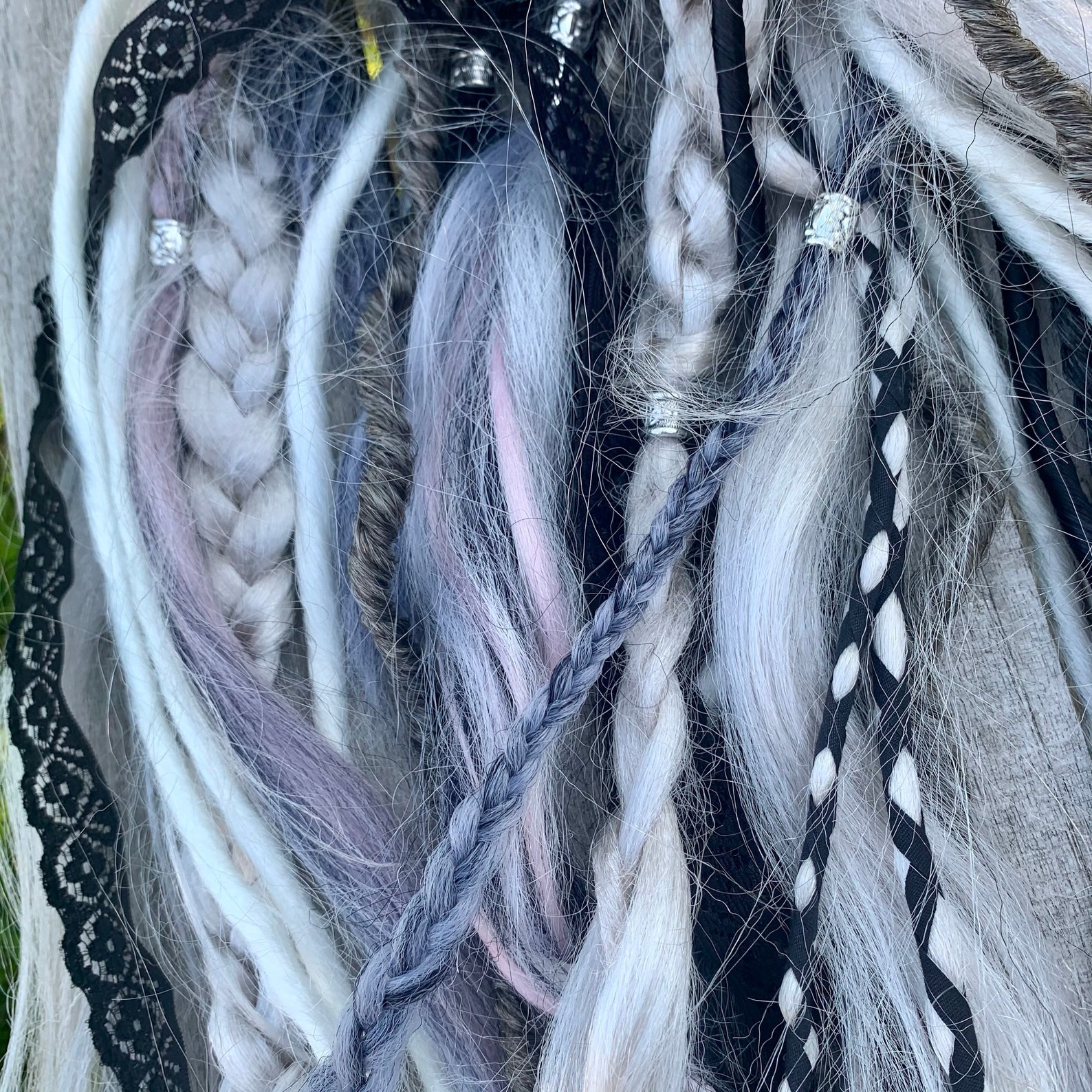 Festival Dreads Clip in Dreadlocks Clip in Blonde Dreads - Etsy