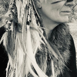 Viking Dreads and Braids Mix Single Ended Wild Blondes - Etsy UK