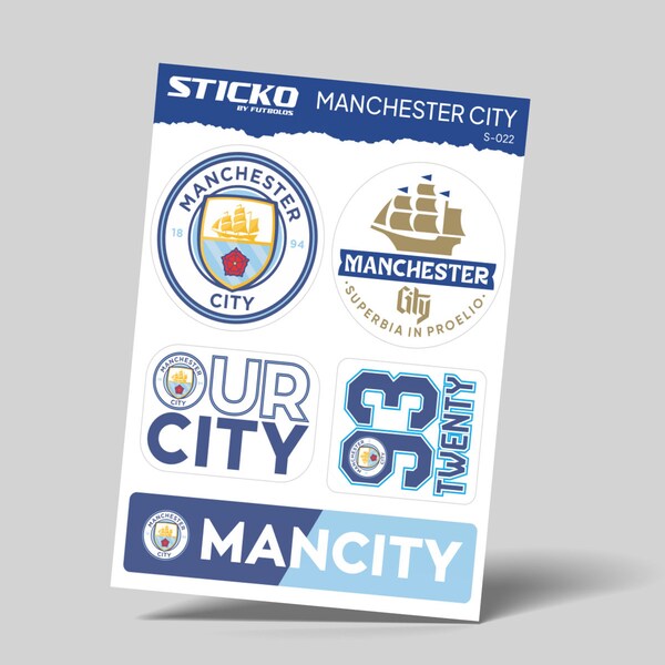 Manchester City Football Decal - Etsy