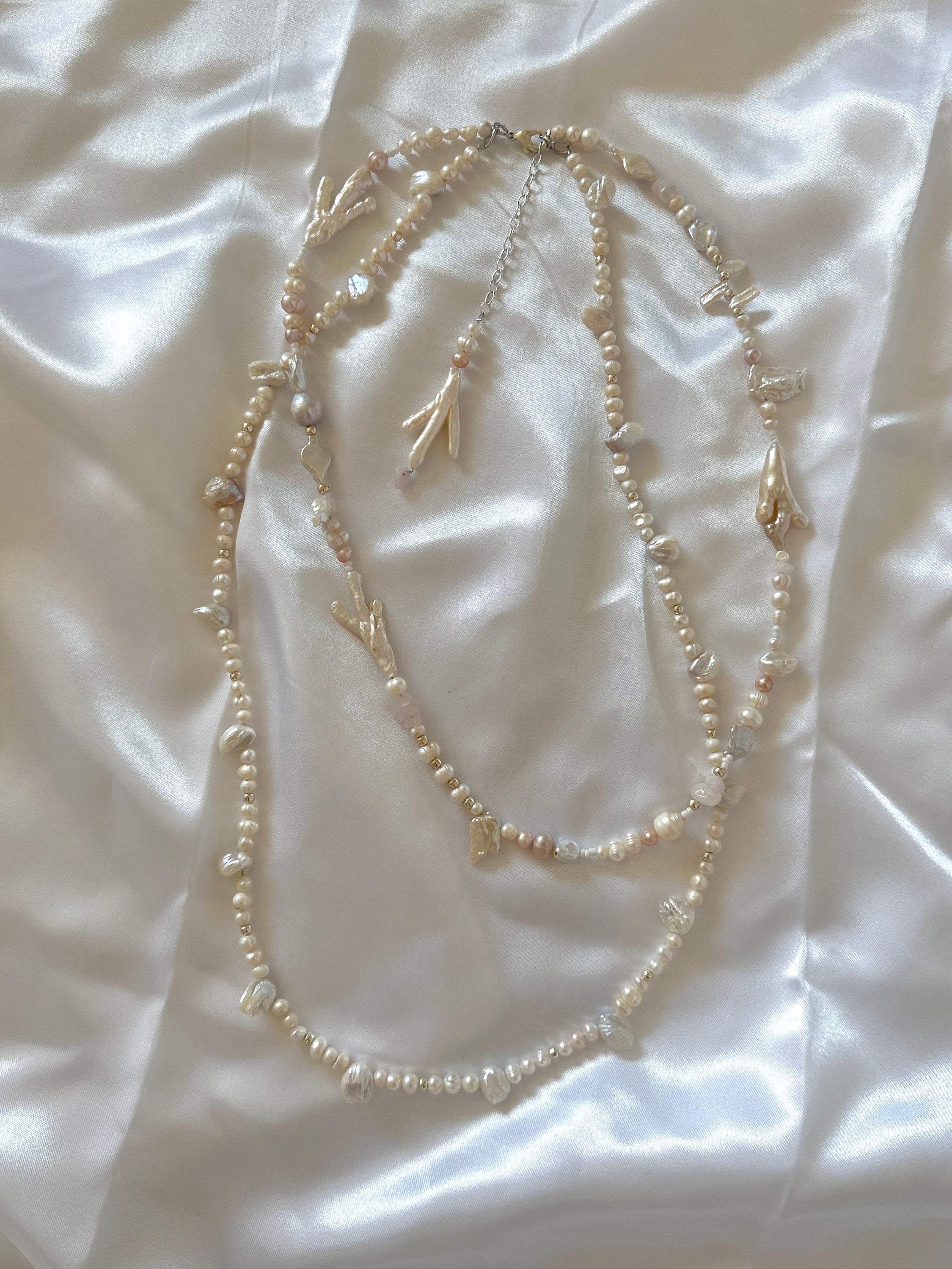 Baroque Pearl 925 Sterling Silver Belly Body Chain - Etsy