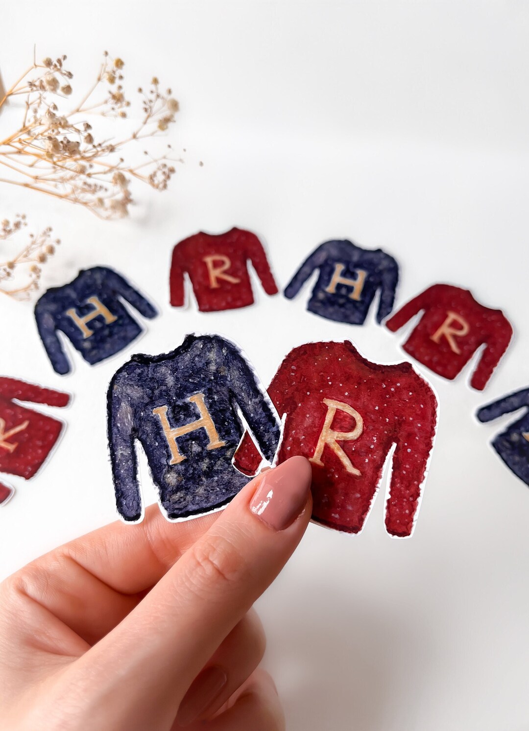 Wizarding Sweaters Vinyl Stickers Collection - Sets of 6 and 8 Pcs ...