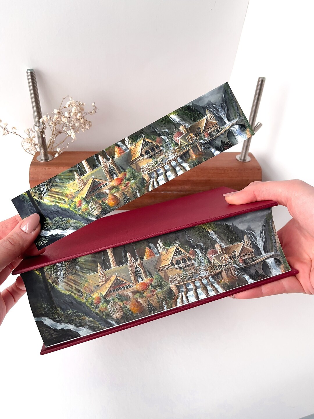 Lord of the Rings Bookmark Rivendell Made From the - Etsy Australia