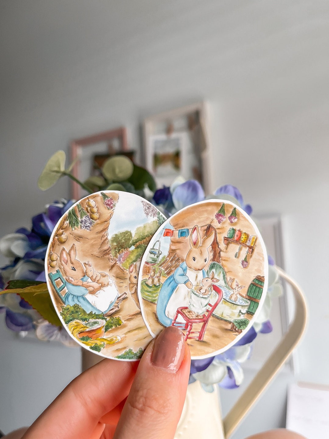 Peter Rabbit, Watercolour Paintings | Mini Prints - 2 Pcs - Etsy