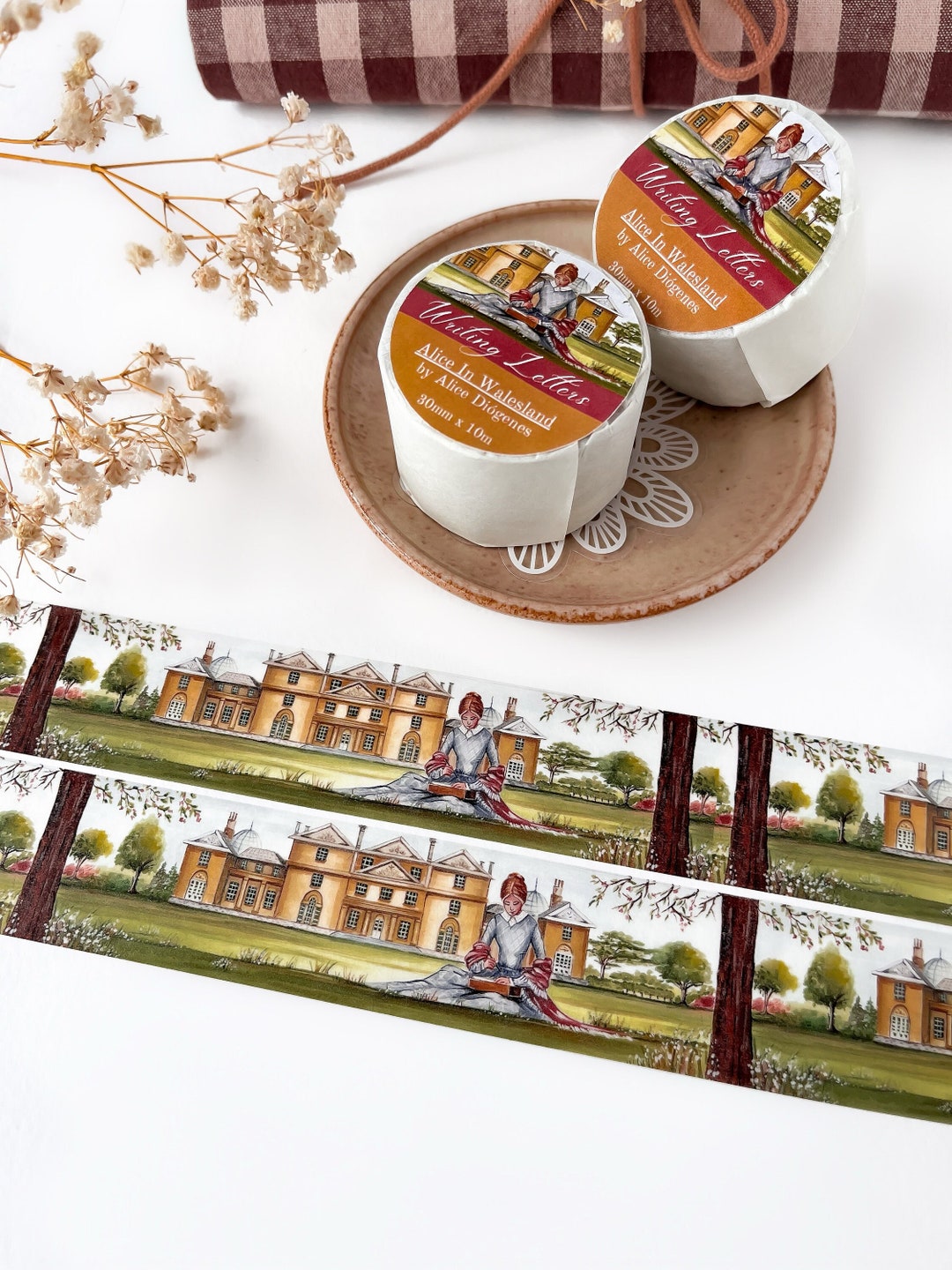 Writing Letters Washi Tape (30mm X 10m) | Masking Tape, Decorative Tape ...
