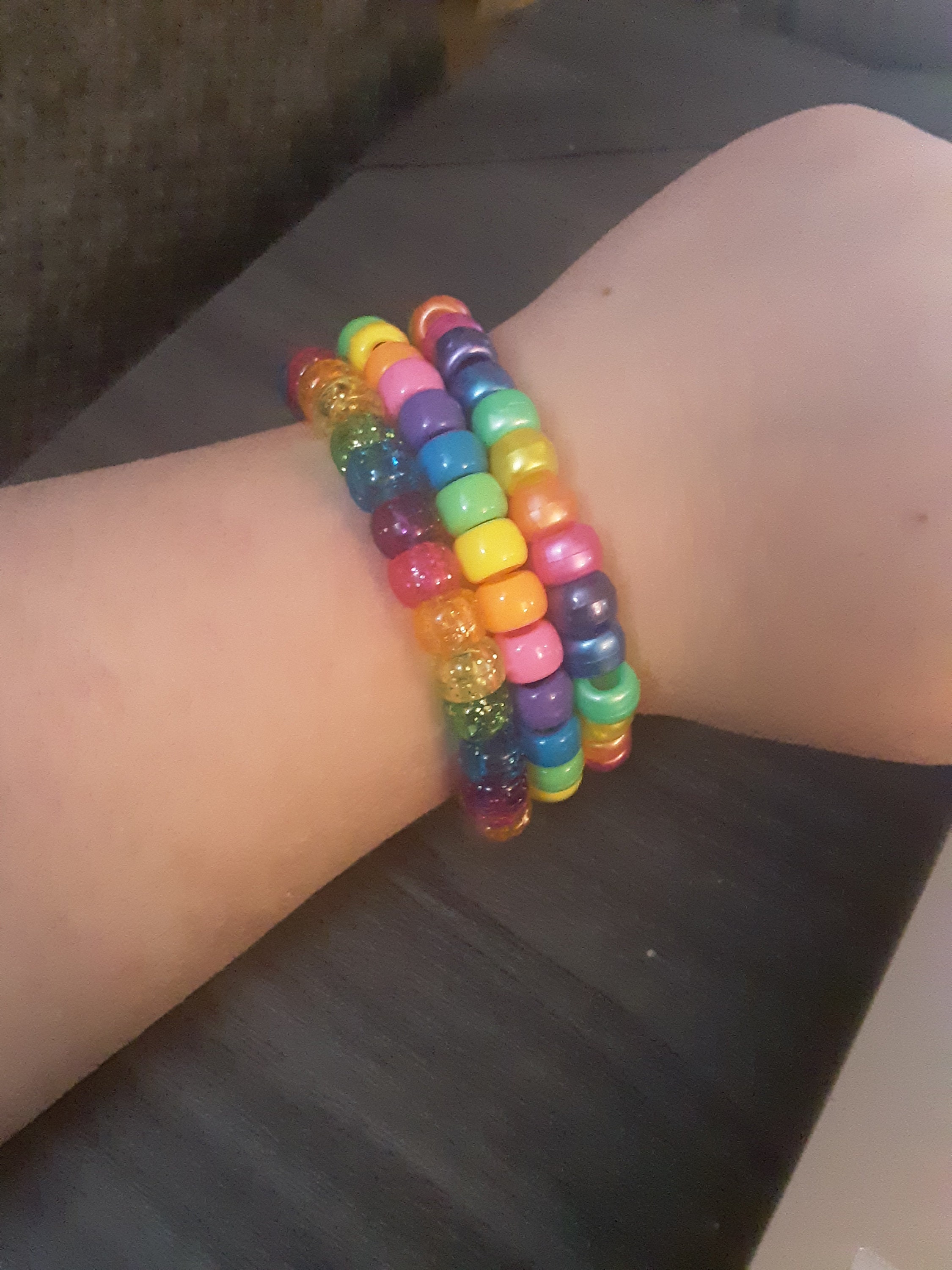 Rainbow Kandi | Etsy