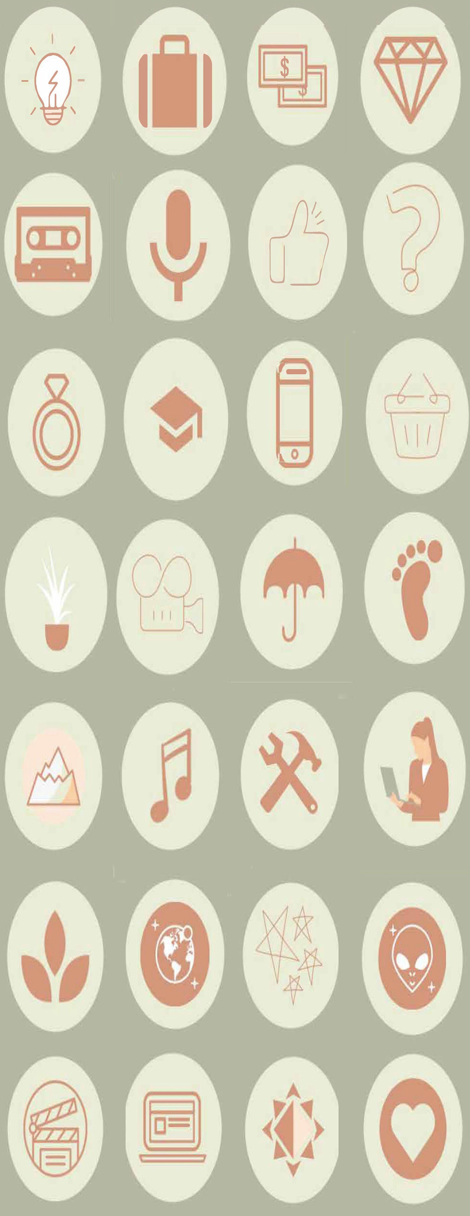 Aesthetic Instagram Highlight Icons Sage, Cream, Terracotta - Etsy