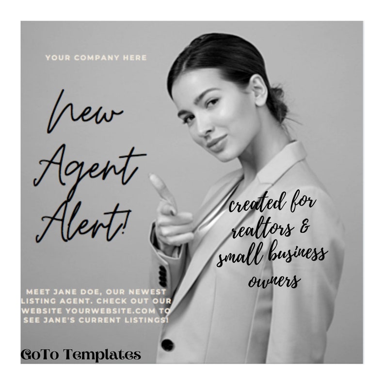 New Employee Introduction- Social Media Post Templates- 15 Count! - Etsy