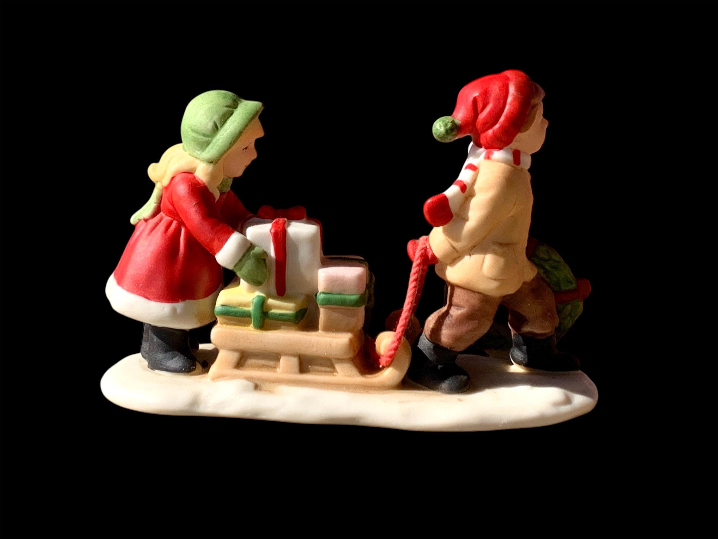 Lefton Christmas Figures Colonial Village Ceramic Holiday Decor ...