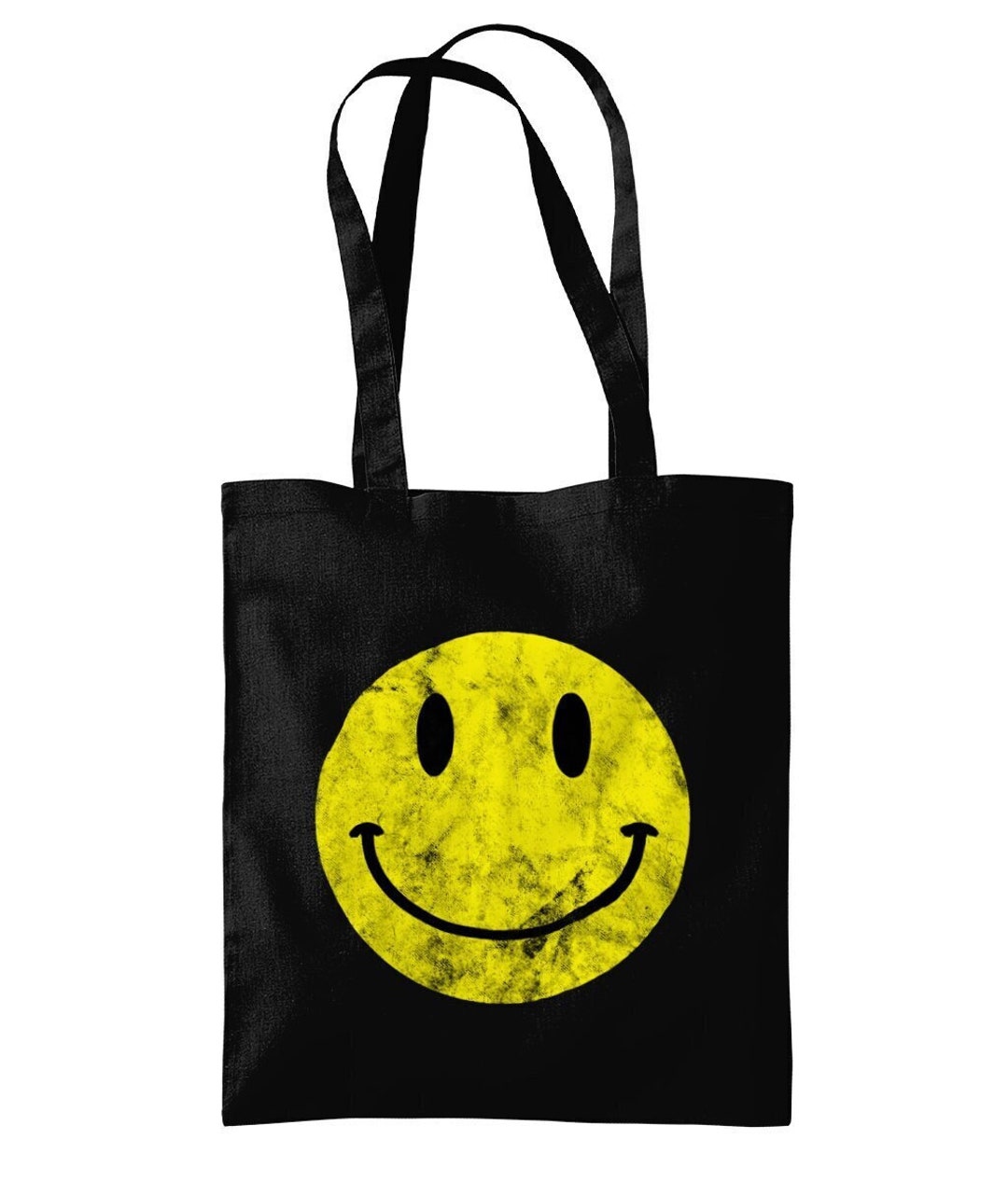 Acid Smile Face Tote Bag, Happy Face Bag, Smile Face Bag, Acid House ...