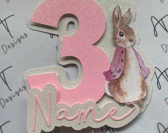 Flopsy Rabbit Cake Topper - Etsy UK