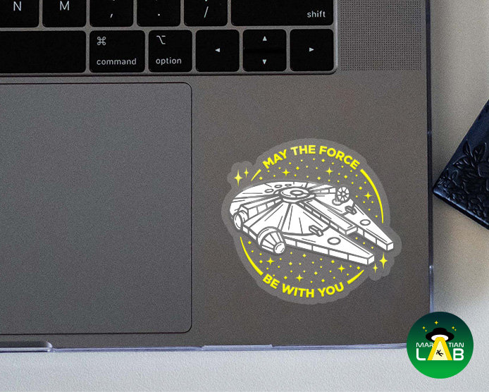 Millennium Falcon Vector | Decal | Stencil Cricut SVG, EPS & PNG File ...