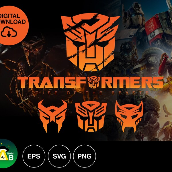 Transformers Rise of the Beast Png - Etsy