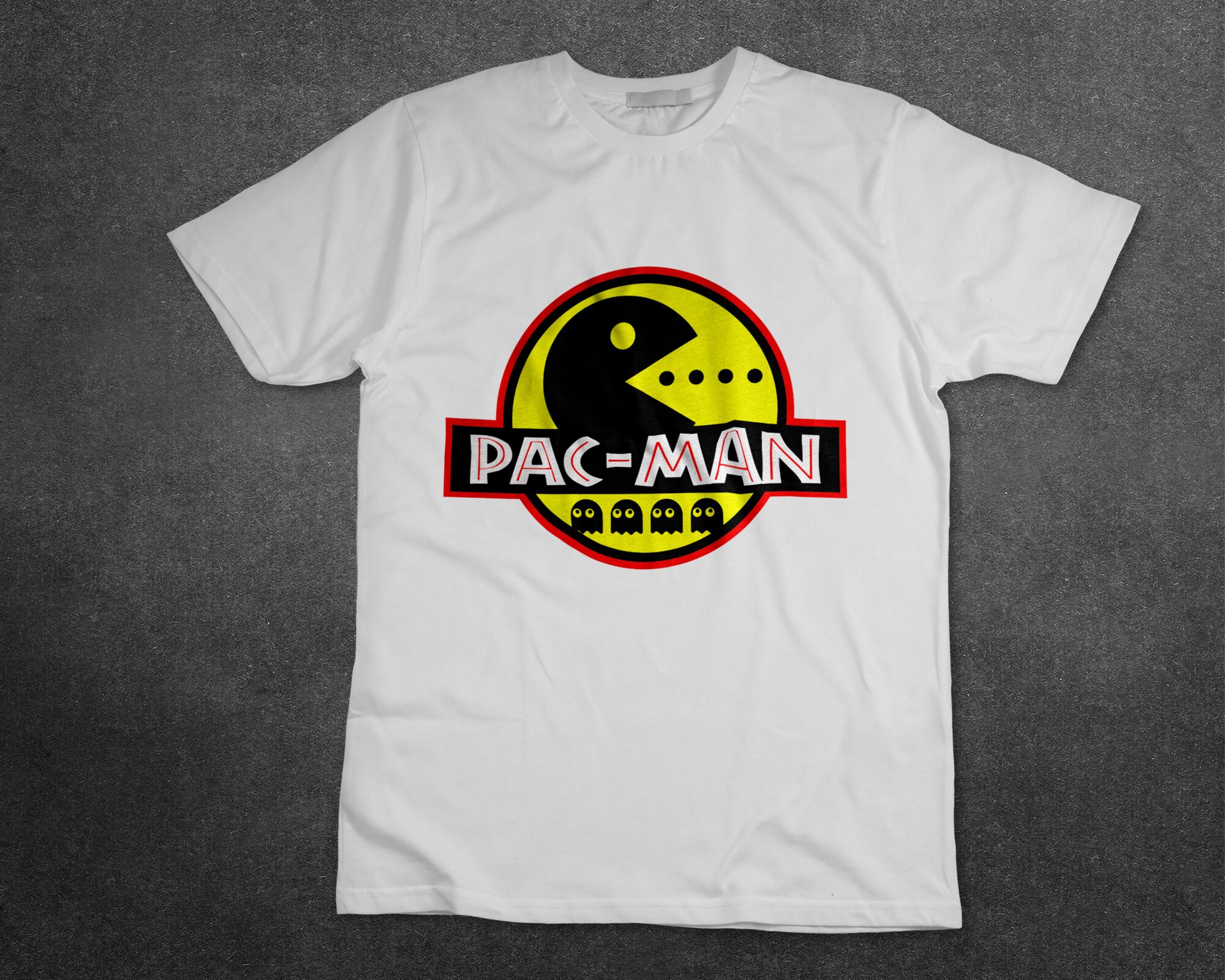 Pac Man Jurassic Park Inspired Sticker Digital Download Clipart Vector ...