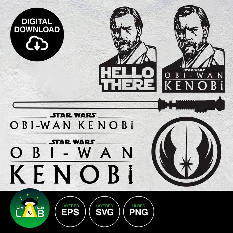 Obi Wan Kenobi - Etsy