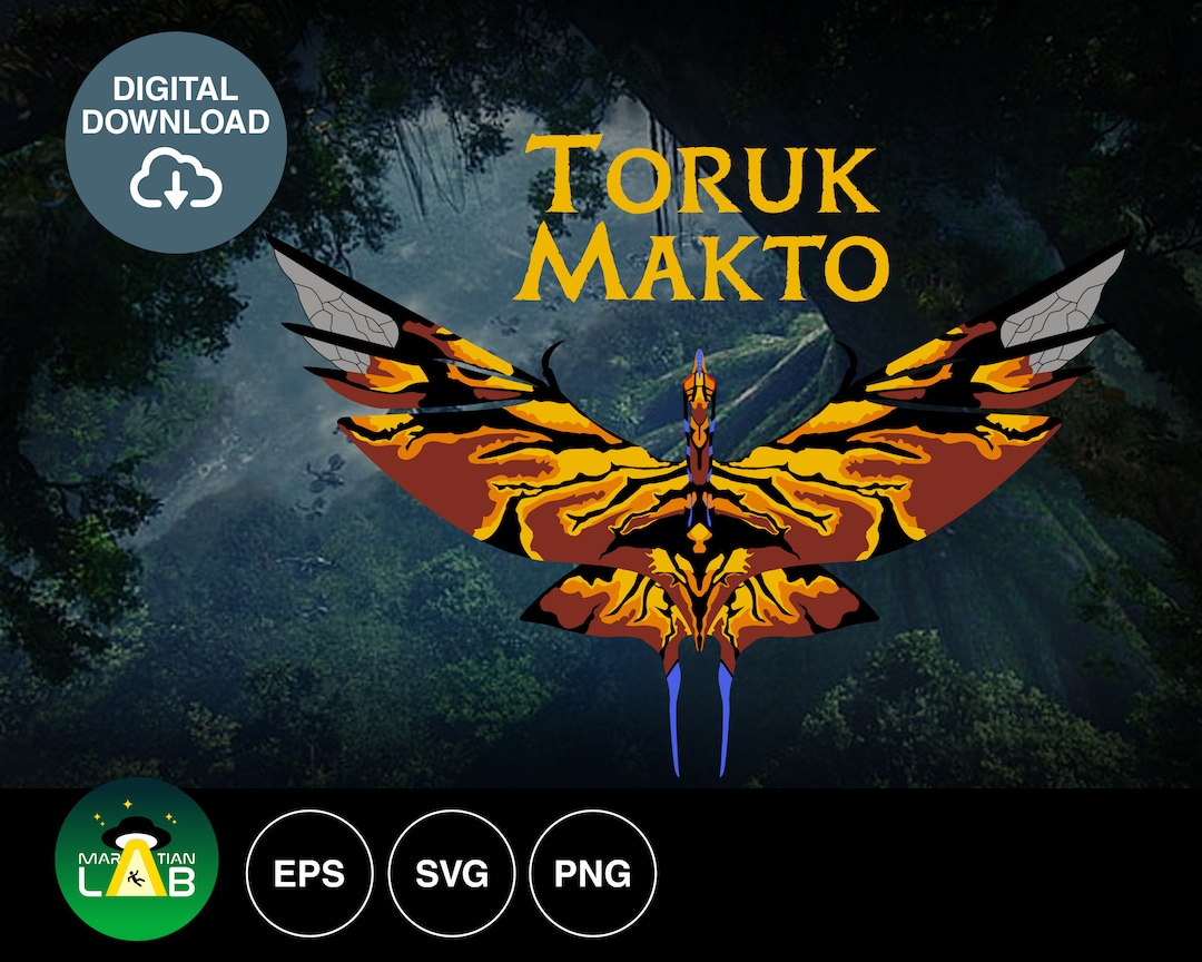 Avatar Toruk Makto Creature Vector | Decal | Stencil Cricut SVG, EPS ...