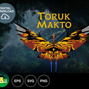 Avatar Toruk Makto Creature Vector | Decal | Stencil Cricut SVG, EPS ...