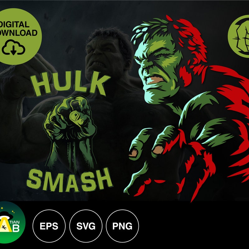 Hulk Smash Svg - Etsy