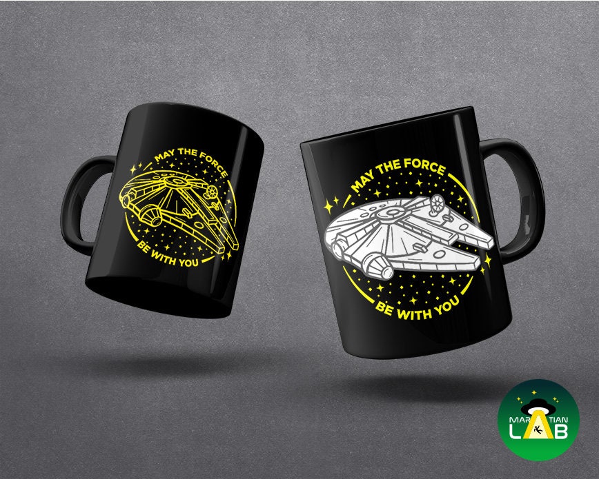 Millennium Falcon Vector | Decal | Stencil Cricut SVG, EPS & PNG File ...