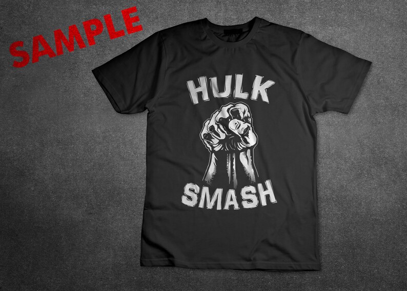 Hulk Smash Digital Decal Stencil Vector Cut Out With - Etsy