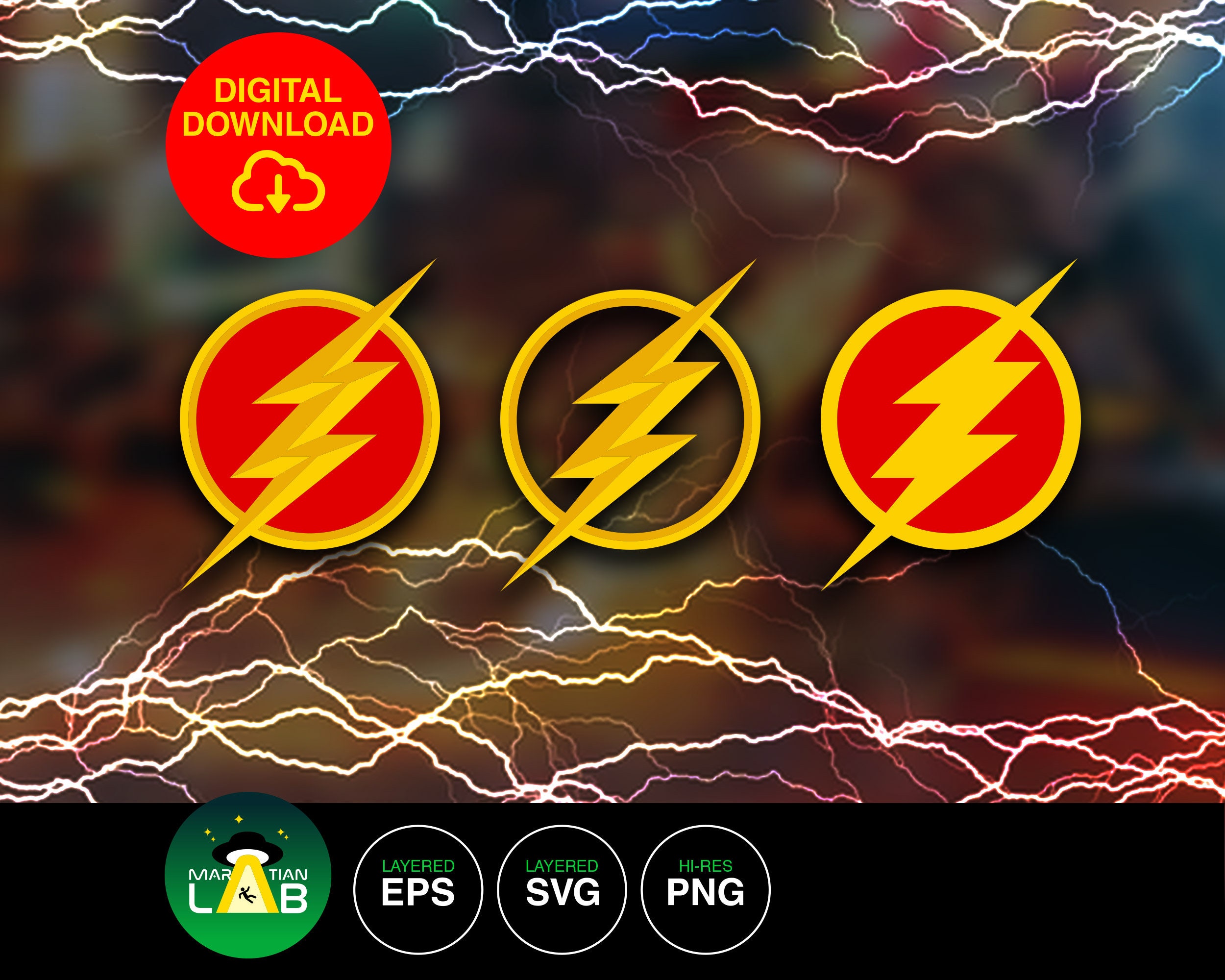 Super Electric Hero Vector | Decal | Stencil Cricut SVG, EPS & PNG File ...