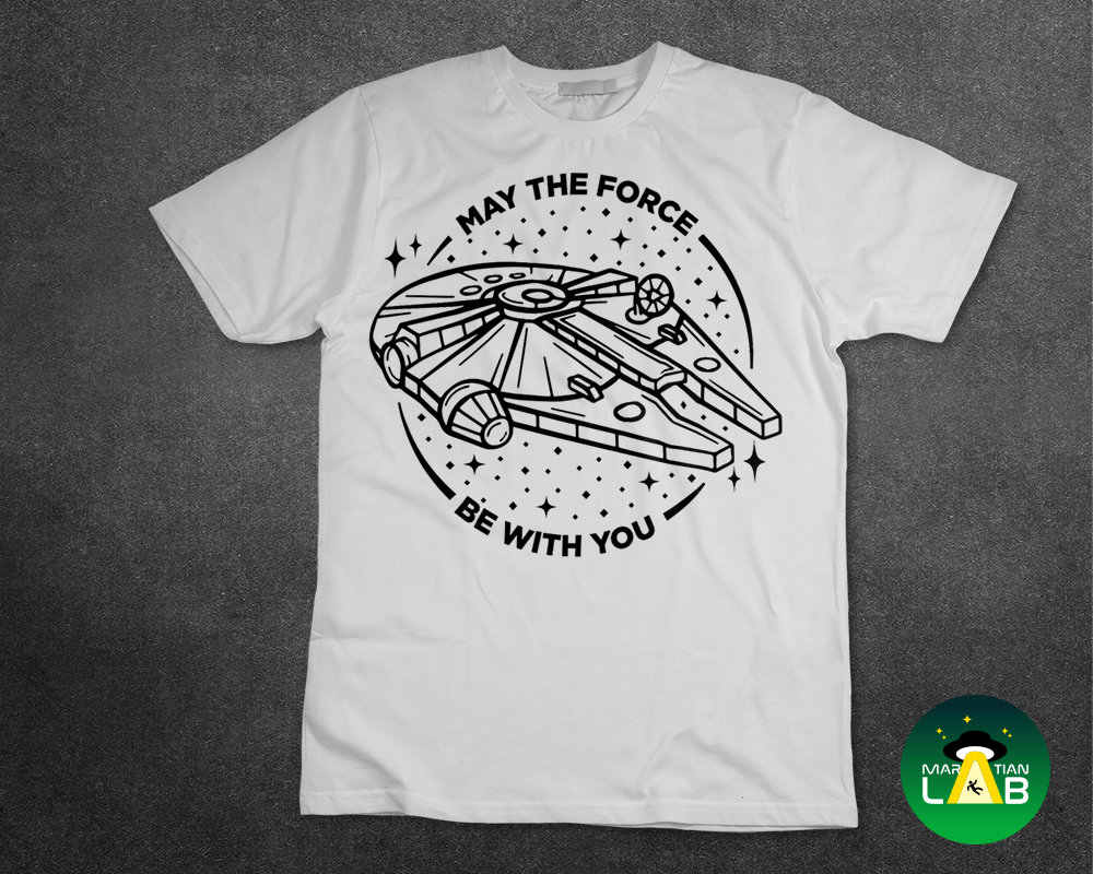 Millennium Falcon Vector | Decal | Stencil Cricut SVG, EPS & PNG File ...