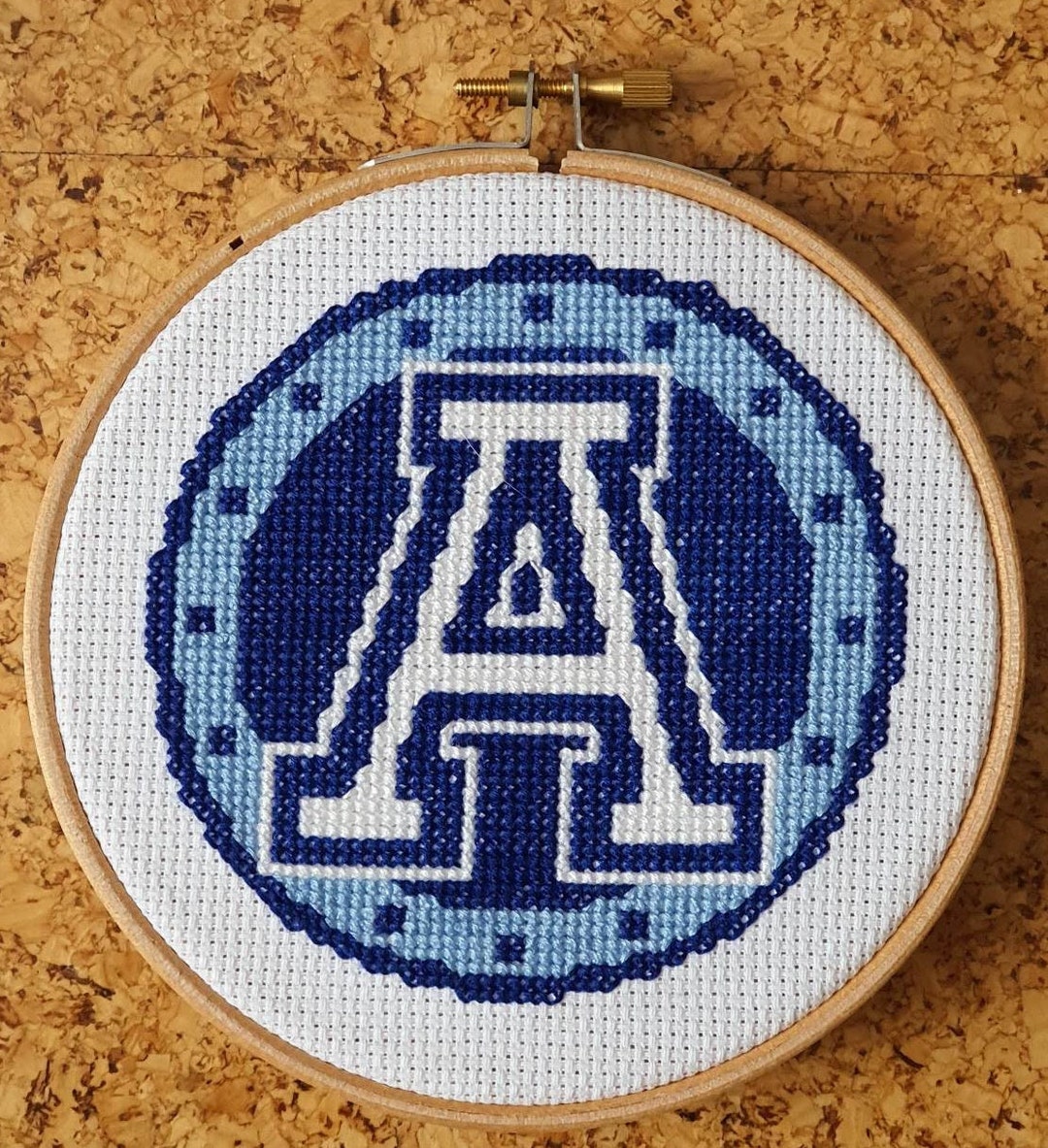 Toronto Argonauts Logo Cross Stitch Pattern Chart Graph - Etsy