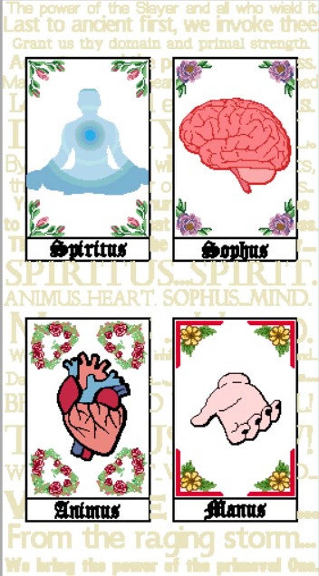 Buffy the Vampire Slayer Spell With Tarot Cards - Etsy