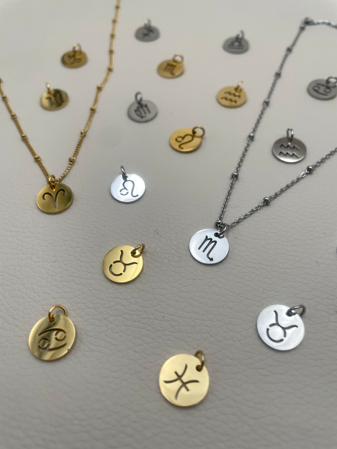 Astro Necklace, Zodiac Sign, Stainless Steel, Adjustable - Etsy