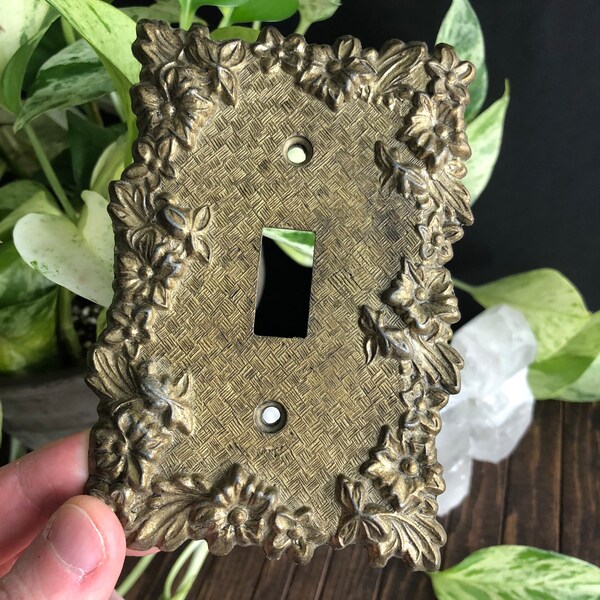 Brass Light Switch - Etsy