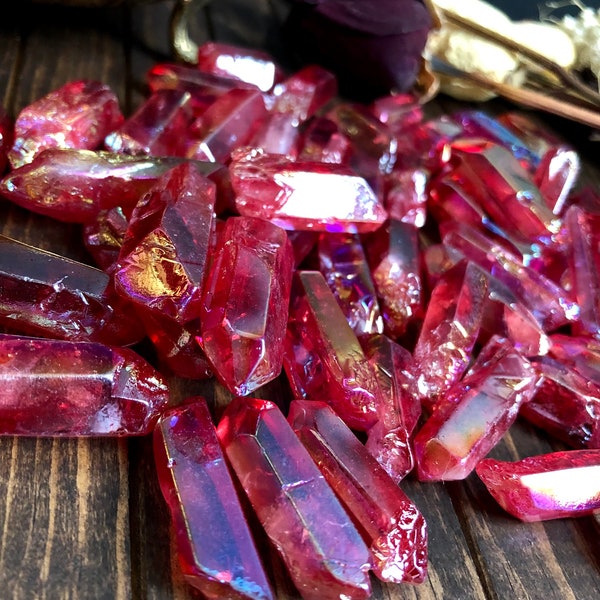 Red Quartz - Etsy