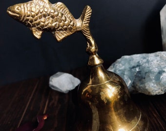 Fish Brass Bell - Etsy