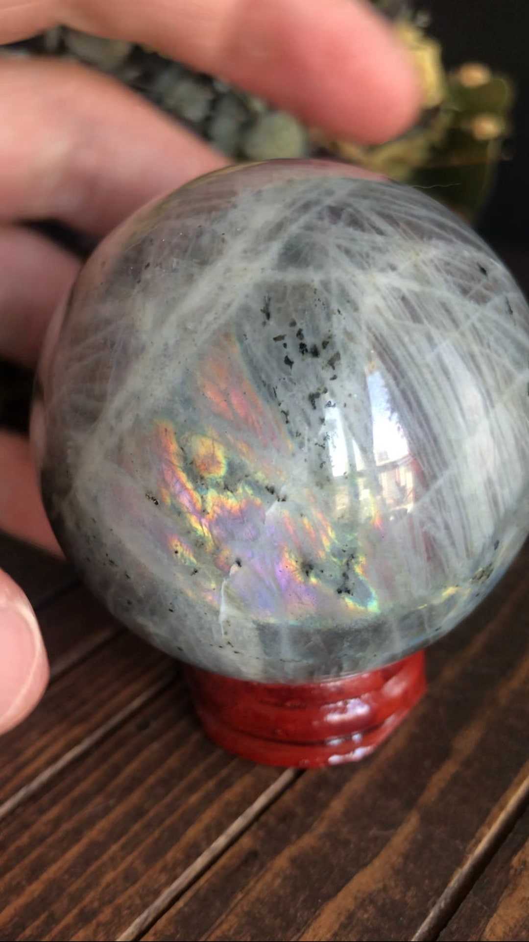 Purple Labradorite Crystal Spheres - Purple Labradorite Crystal Ball ...