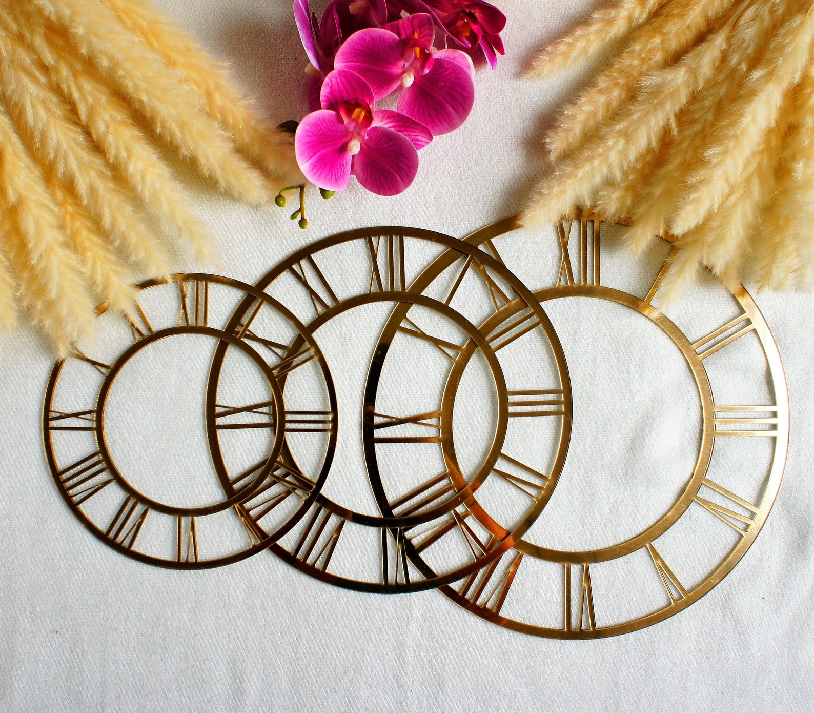 Clock Face Gold Silver / 20 Cm / 25 Cm / 30 Cm / Dial / - Etsy