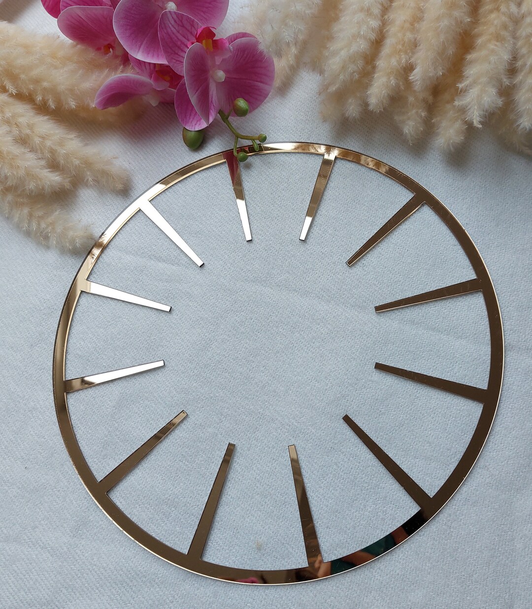 Clock Face Gold Silver / 30 Cm / Dial / Acrylic Glass - Etsy