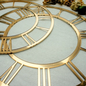 Clock Face Gold Silver / 20 Cm / 25 Cm / 30 Cm / Dial / | Etsy