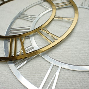 Clock Face Gold Silver / 20 Cm / 25 Cm / 30 Cm / Dial / | Etsy