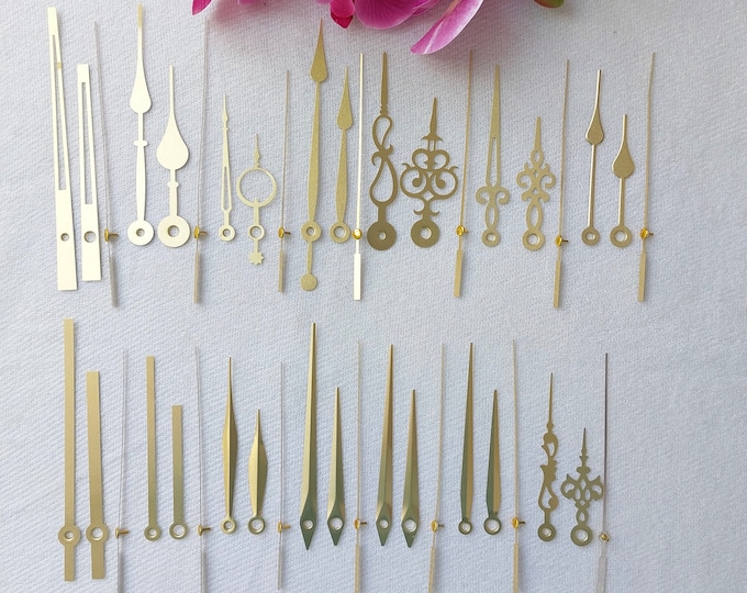 Gold Hands Set / Clock / Wall Clock / Clock Hands / Clock Hands - Etsy