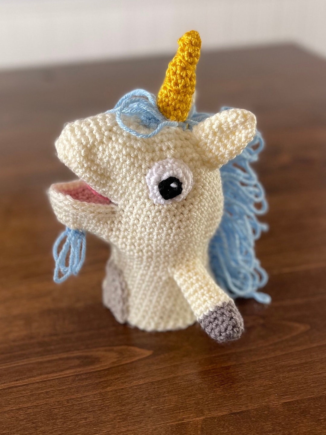 Unicorn Horse Hand Puppet - Etsy