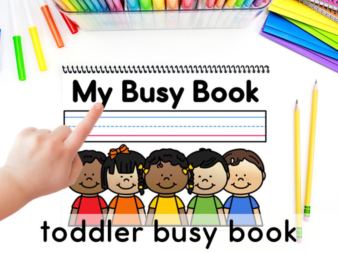 Toddler Busy Book - Spanish and English - Etsy